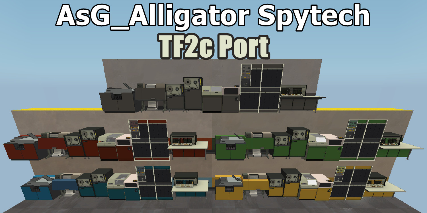 AsG_Alligator Spytech models | TF2C edition Mod for Team Fortress 2 ...