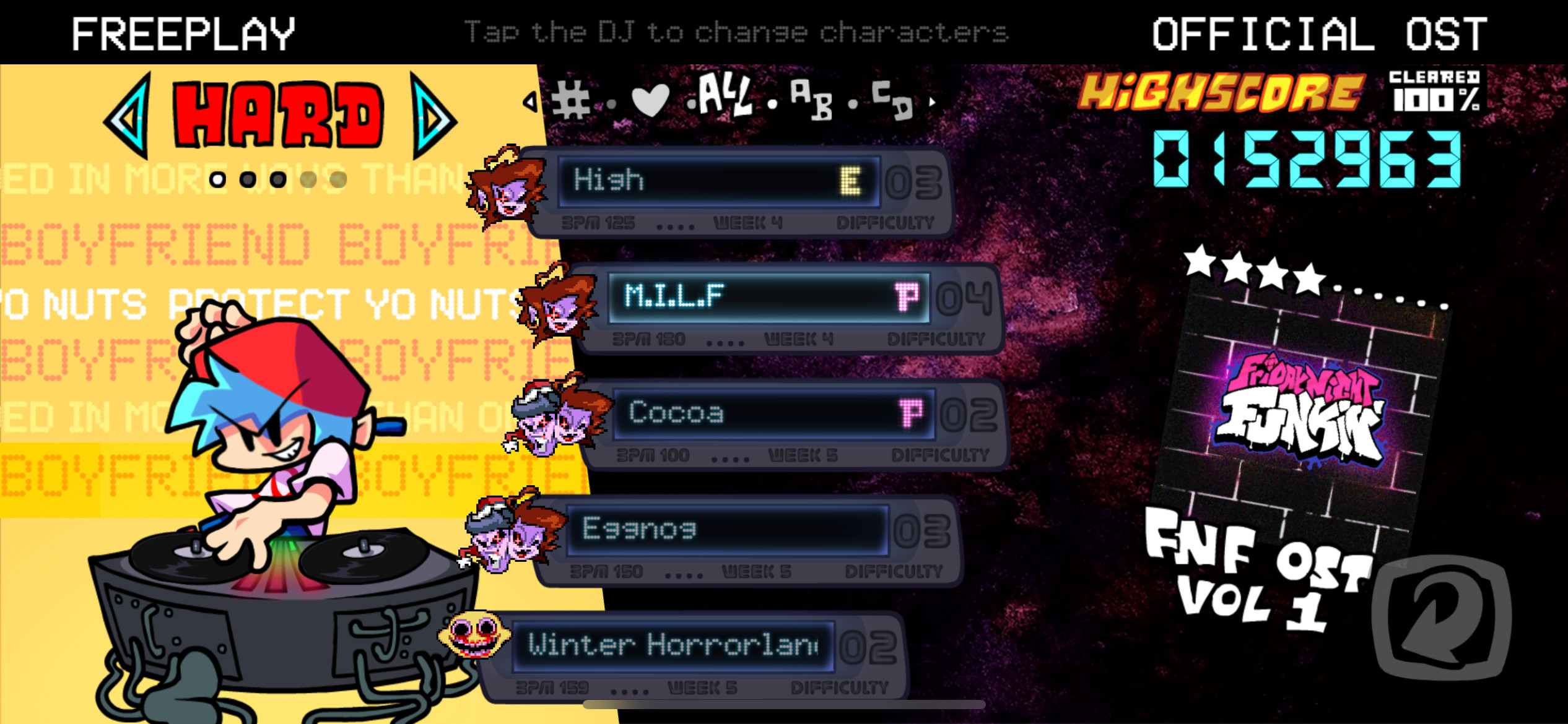 P.A cutscene style boyfriend (v-slice/mobile) Mod for Friday Night ...