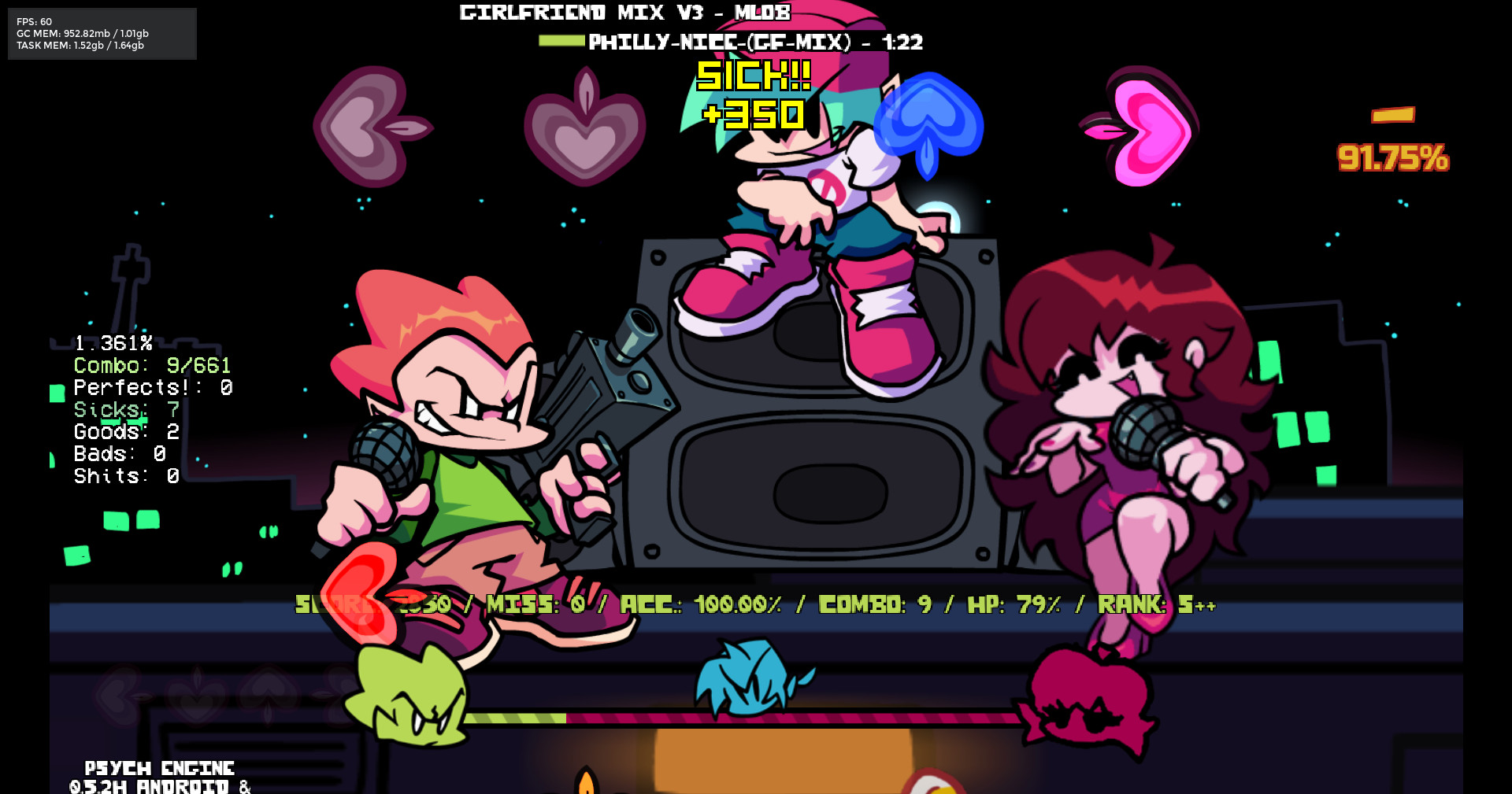 Girlfriend mix mlod v3 Mod for Friday Night Funkin' | FNF Mods