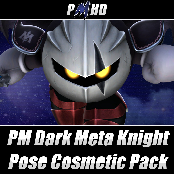 PM Dark Meta Knight Pose Cosmetic Pack Mod for Super Smash Bros. Brawl ...