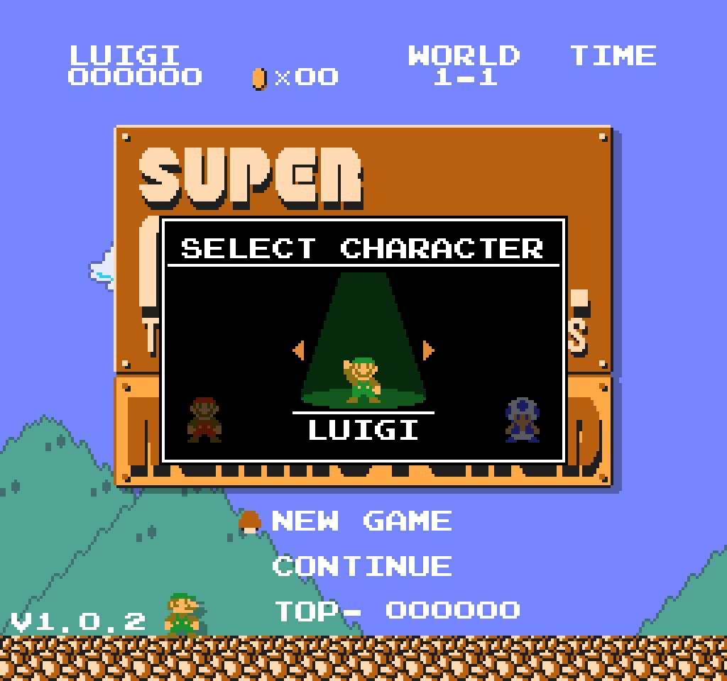 SMBDX Luigi Mod for Super Mario Bros. Remastered [Unofficial] | SMB1R Mods