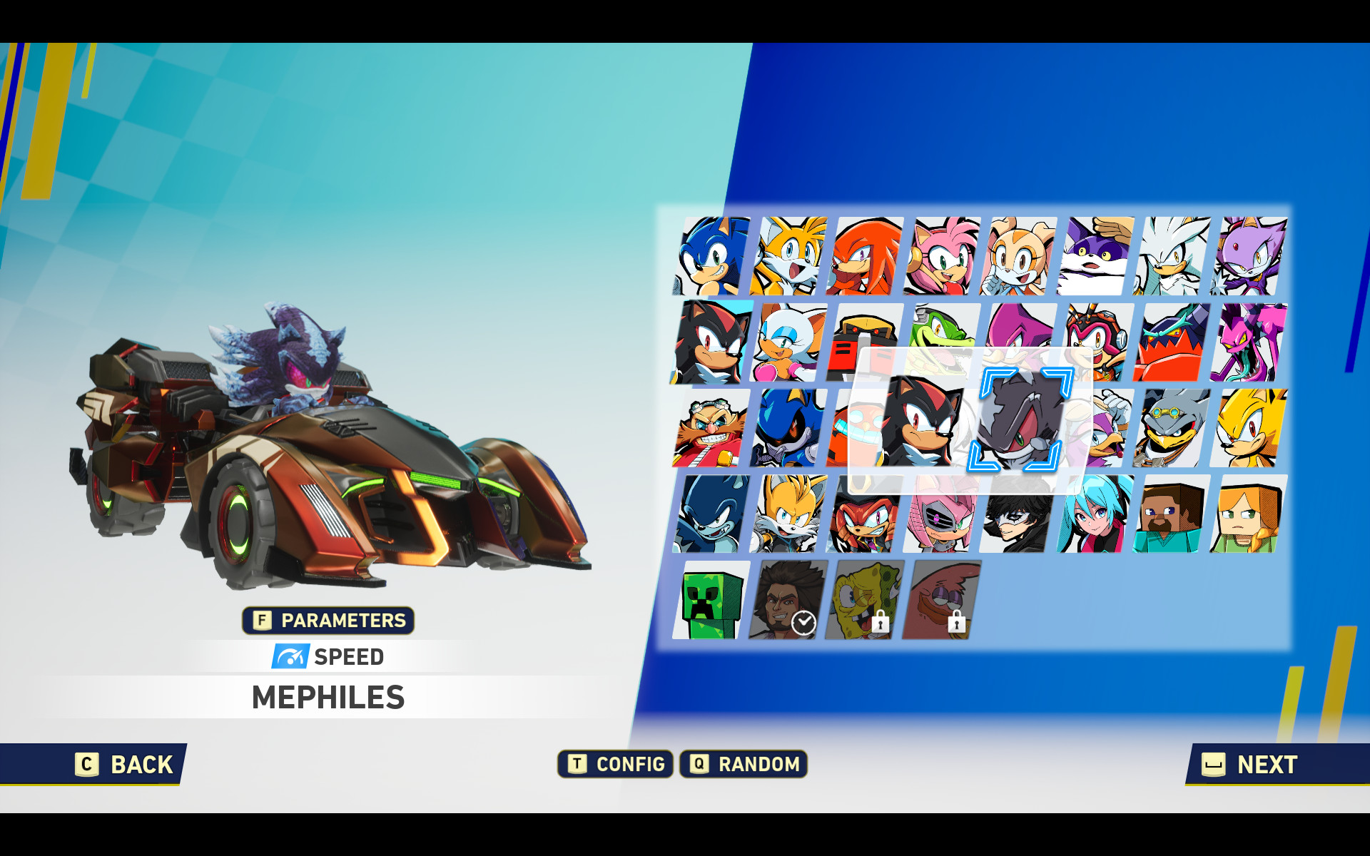 Truest Mephiles (V1.4 - Uekawa Render) Mod for Sonic Racing ...