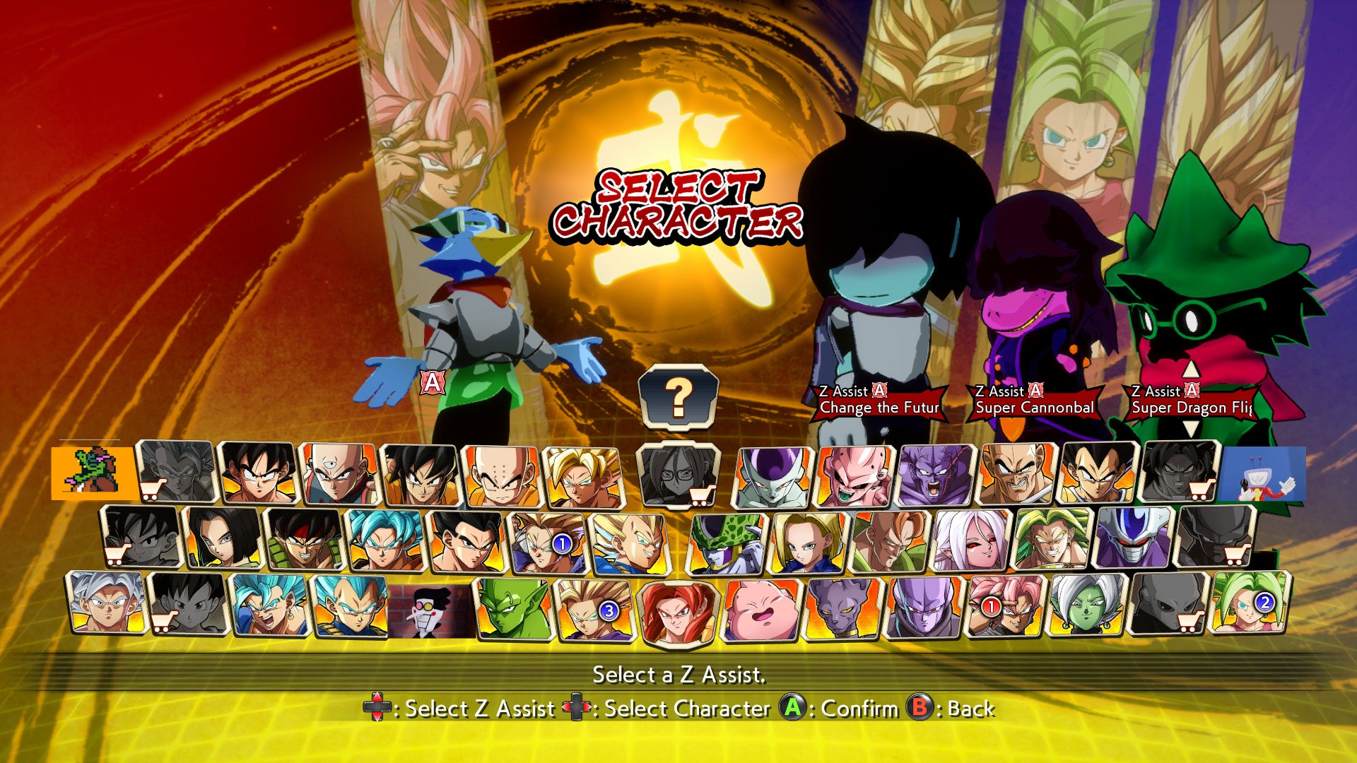 Berdly (deltarune) Mod for Dragon Ball FighterZ | DB:FZ Mods