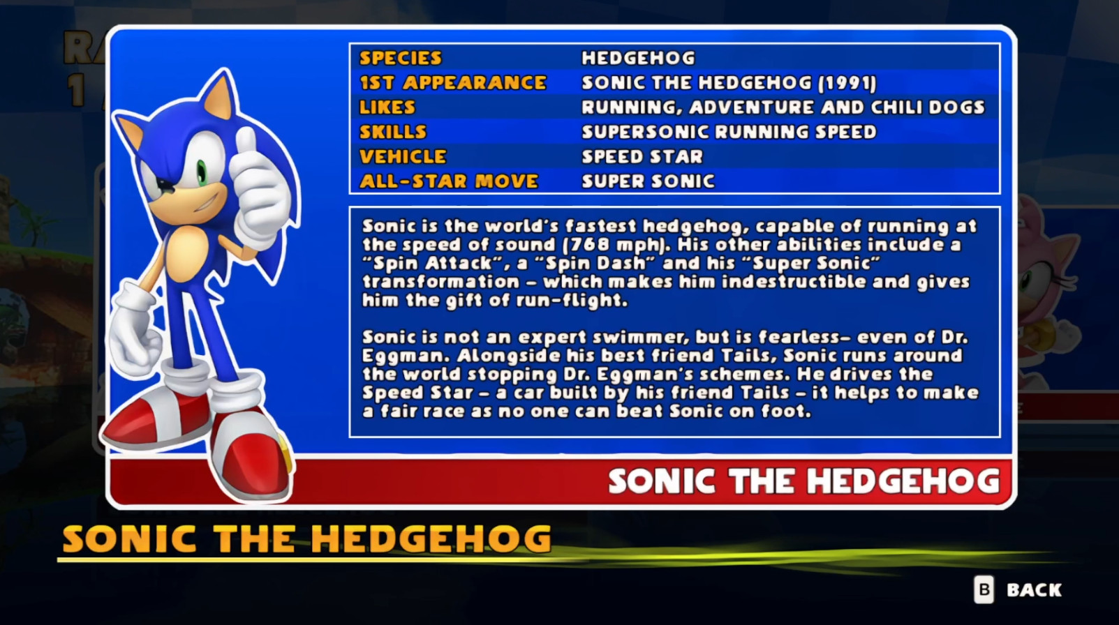 Sonic&SegaAll-StarsRacing (Wii) [HD Texture Pack] Mod for Sonic & SEGA ...