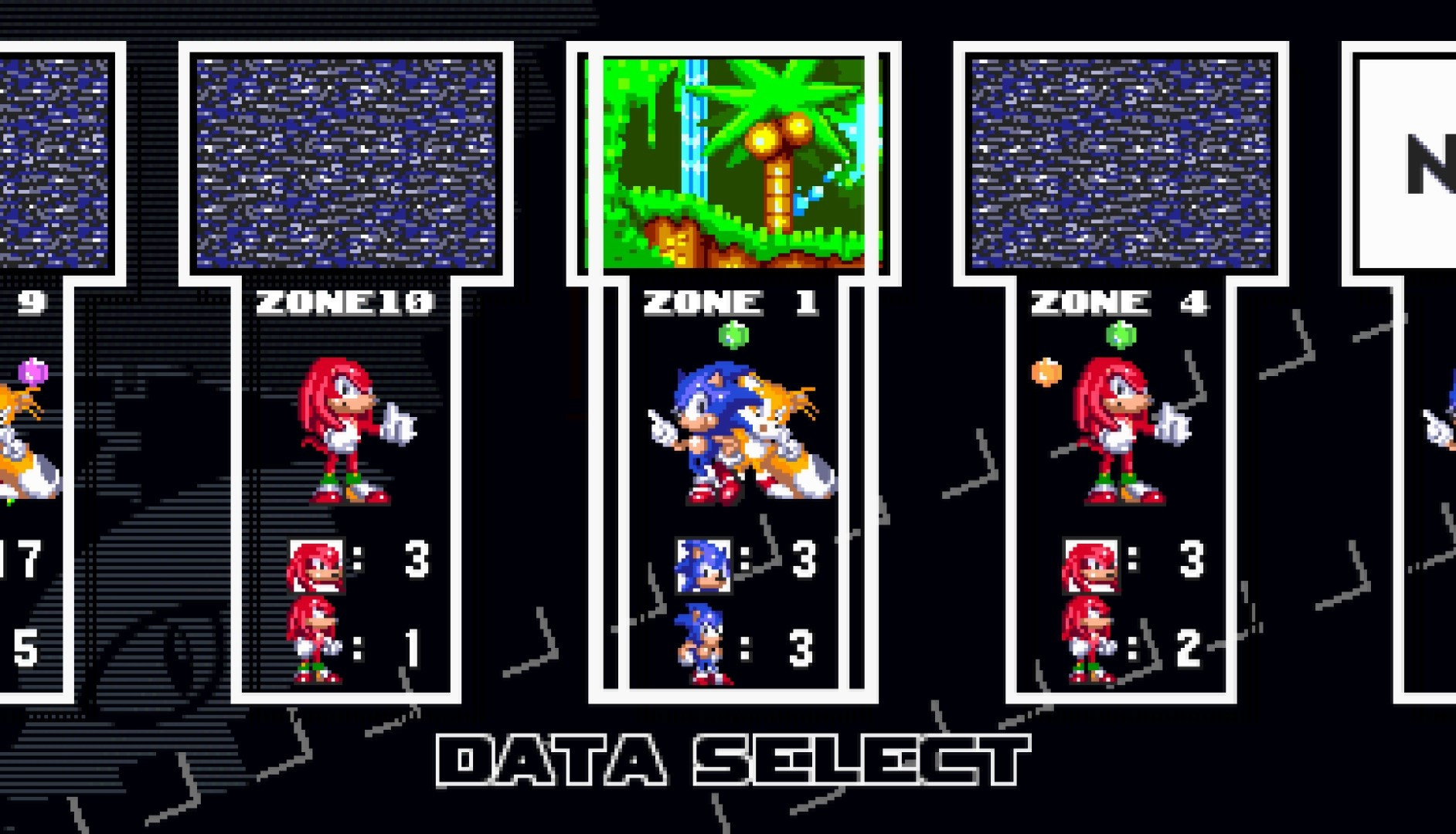 Sonic XG Data Select Mod for Sonic 3 A.I.R. | S3AIR Mods