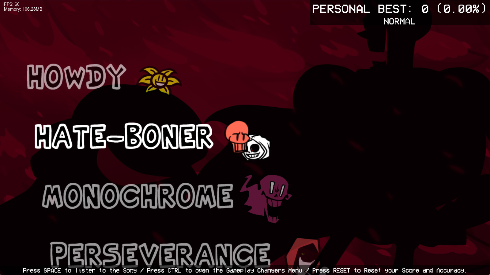 fnf Hater boner dust cover Mod for Friday Night Funkin' | FNF Mods