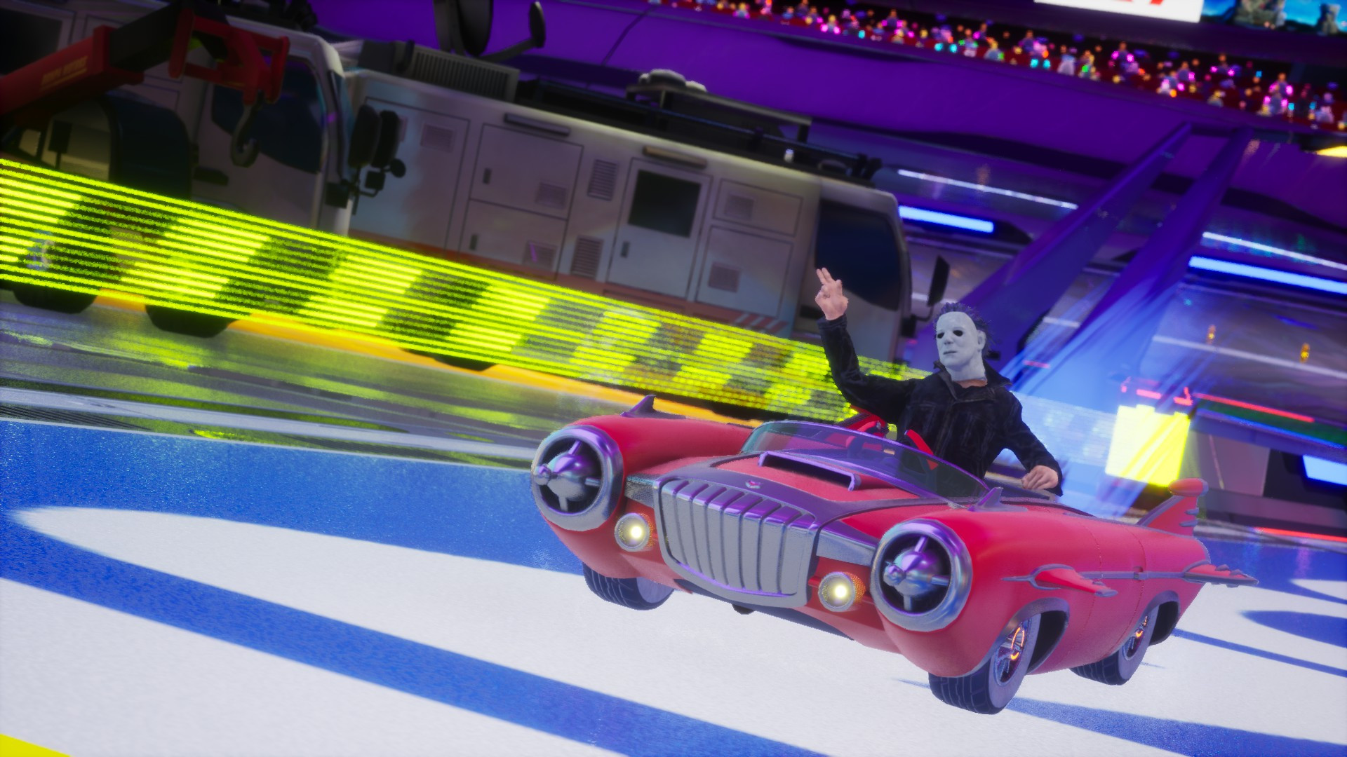 Michael Myers over Joker Mod for Sonic Racing: CrossWorlds | SR:CW Mods