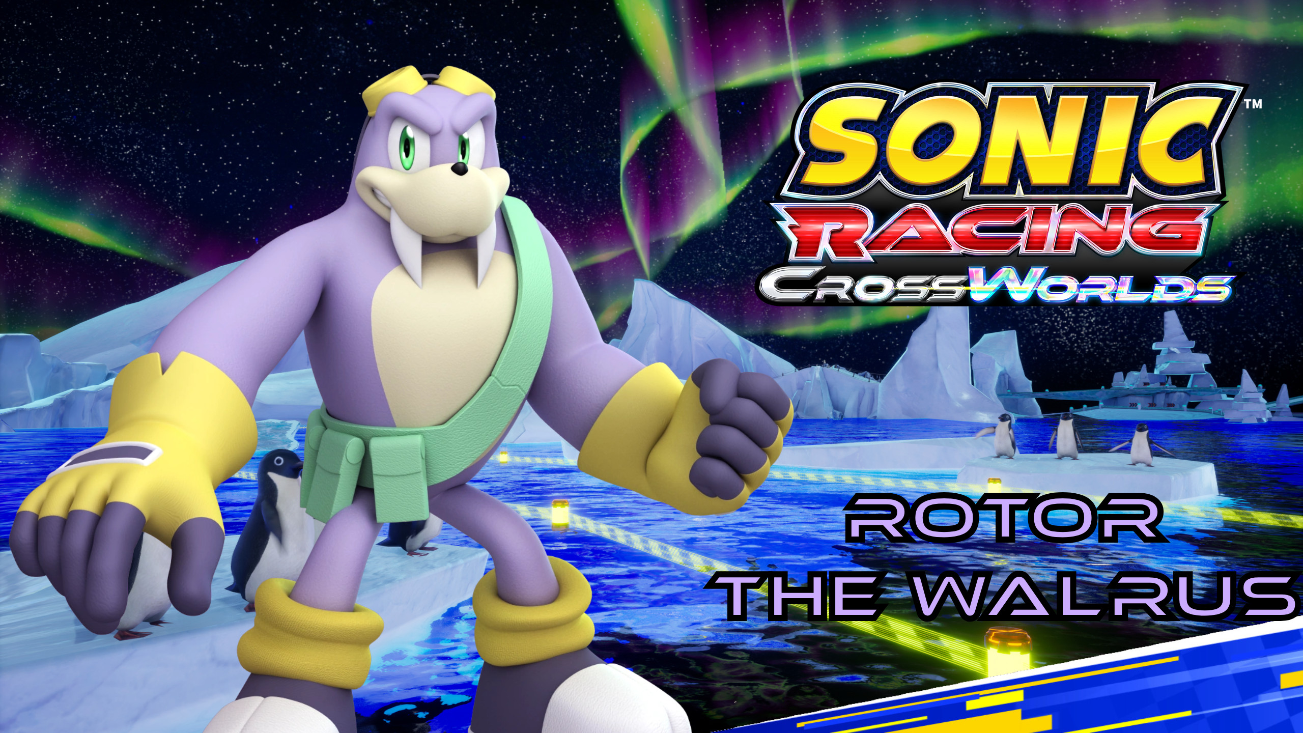Rotor the Walrus (over AI Storm) Mod for Sonic Racing: CrossWorlds | SR ...