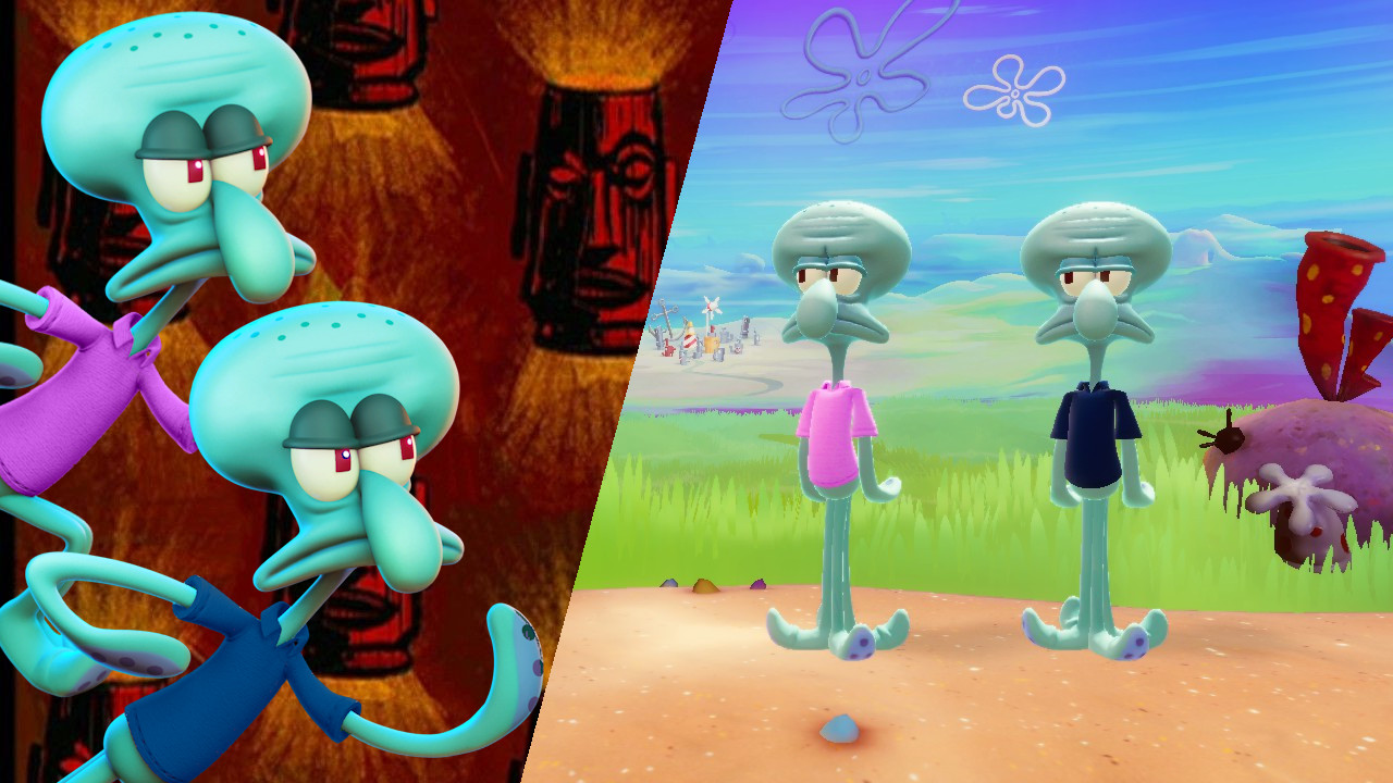 Squidward Alt Color Shirts Mod for Nickelodeon All-Star Brawl 2 | NASB2 ...