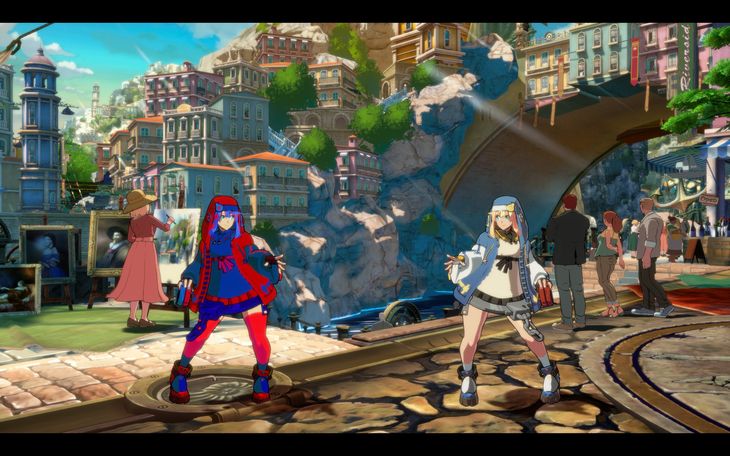 Bridget Red and Blue Recolor Mod for GUILTY GEAR -STRIVE- | GGST Mods