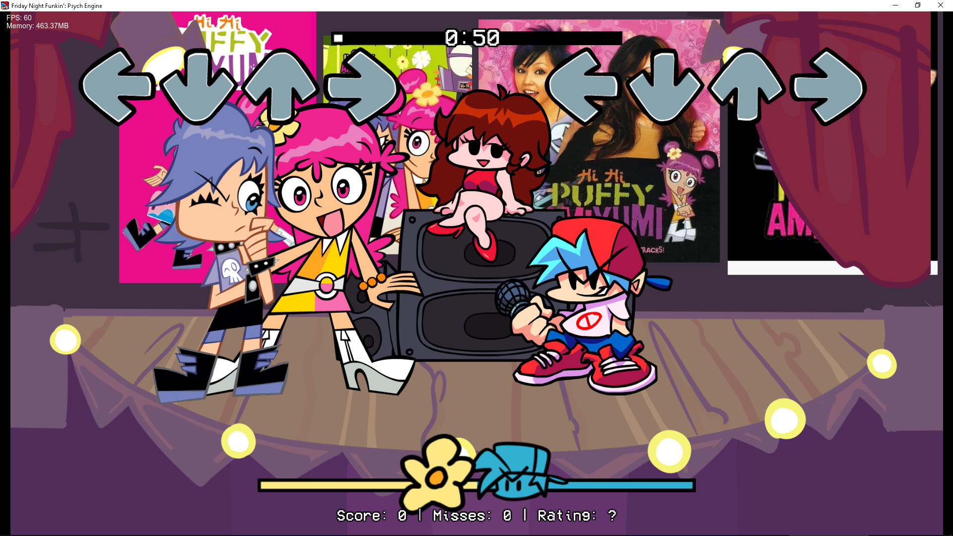Vs. Hi Hi Puffy AmiYumi Mod for Friday Night Funkin' | FNF Mods