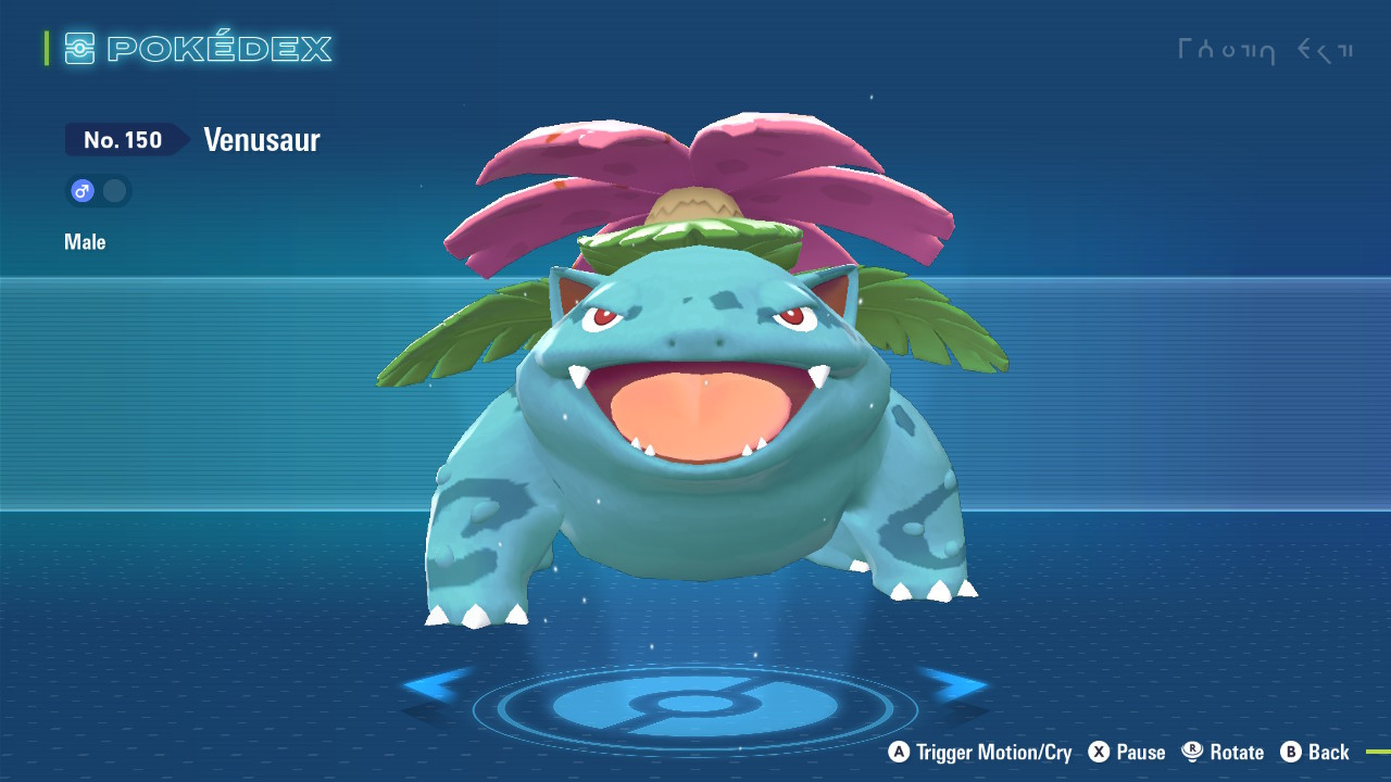 Clone Venusaur Mod for Pokémon Legends: Z-A | Pokemon ZA Mods