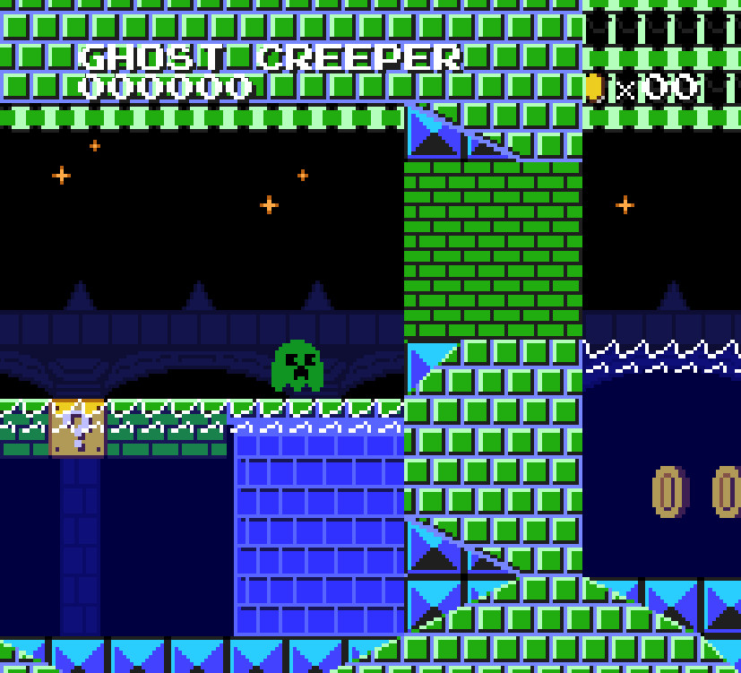 Ghost Creeper Mod for Super Mario Bros. Remastered [Unofficial] | SMB1R ...