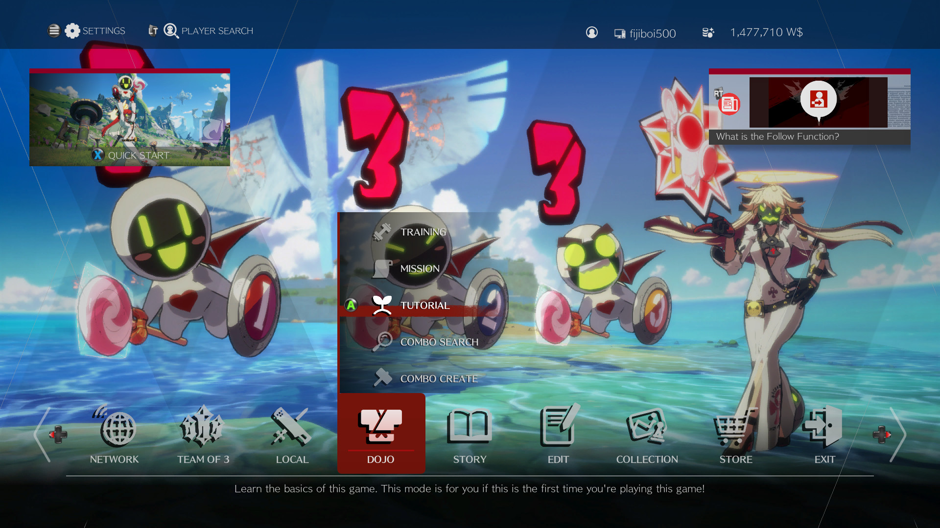 Jack-O' Valentine Menu Mod for GUILTY GEAR -STRIVE- | GGST Mods