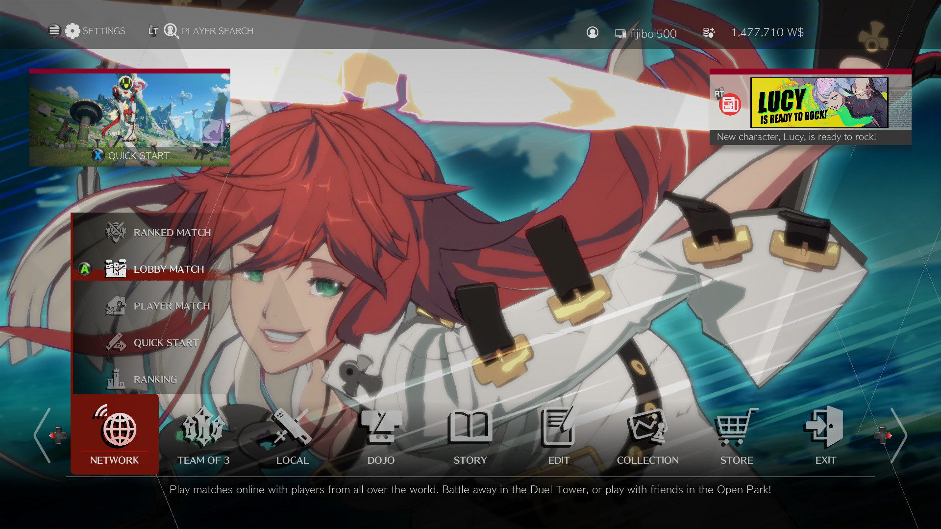 Jack-O' Valentine Menu Mod for GUILTY GEAR -STRIVE- | GGST Mods