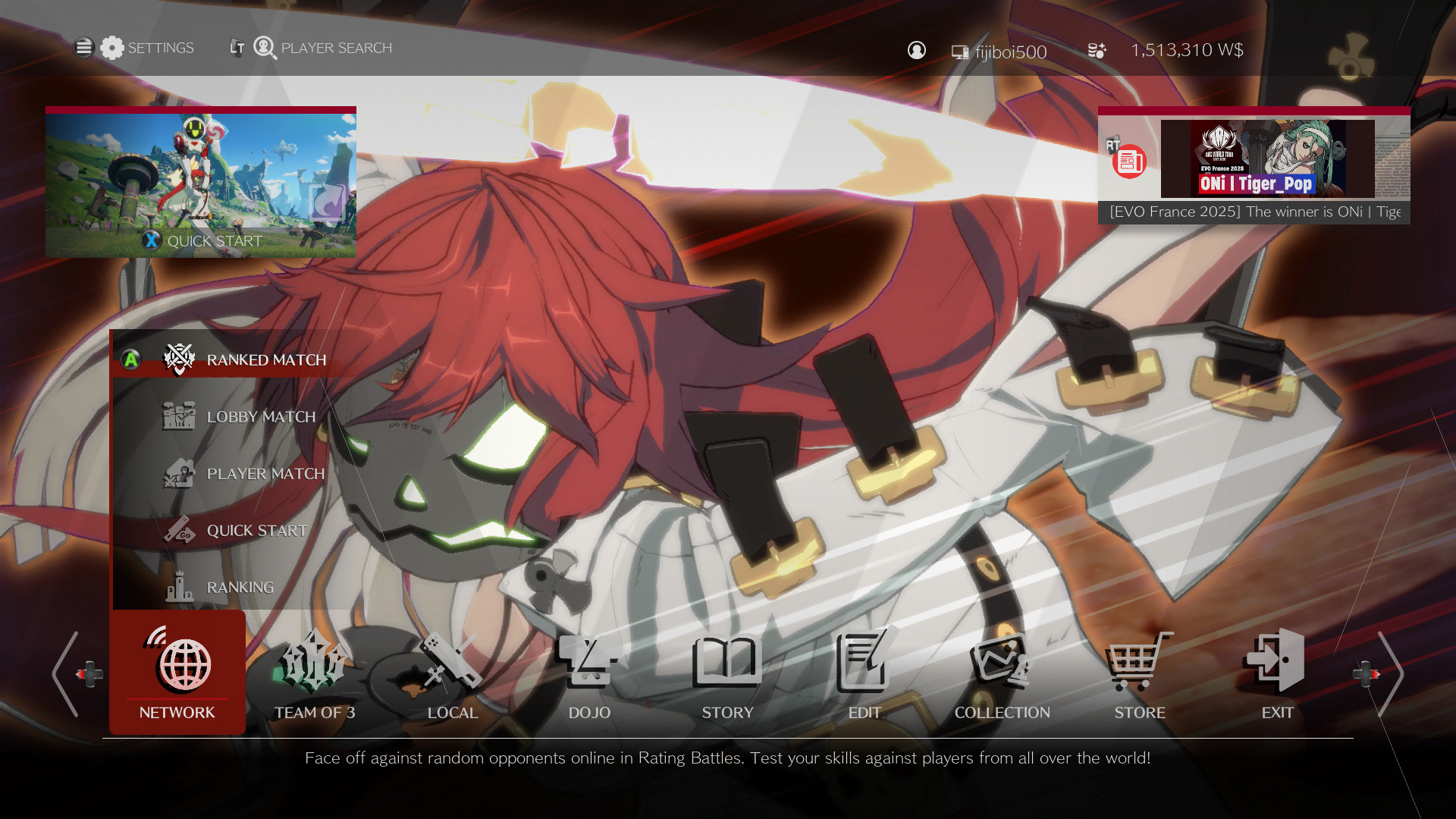 Jack-O' Valentine Menu Mod for GUILTY GEAR -STRIVE- | GGST Mods