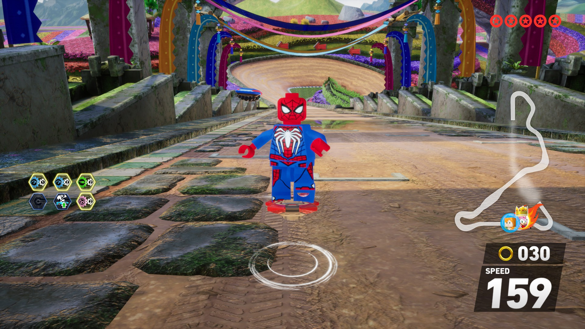 Lego Spider-Man over Alex Mod for Sonic Racing: CrossWorlds | SR:CW Mods