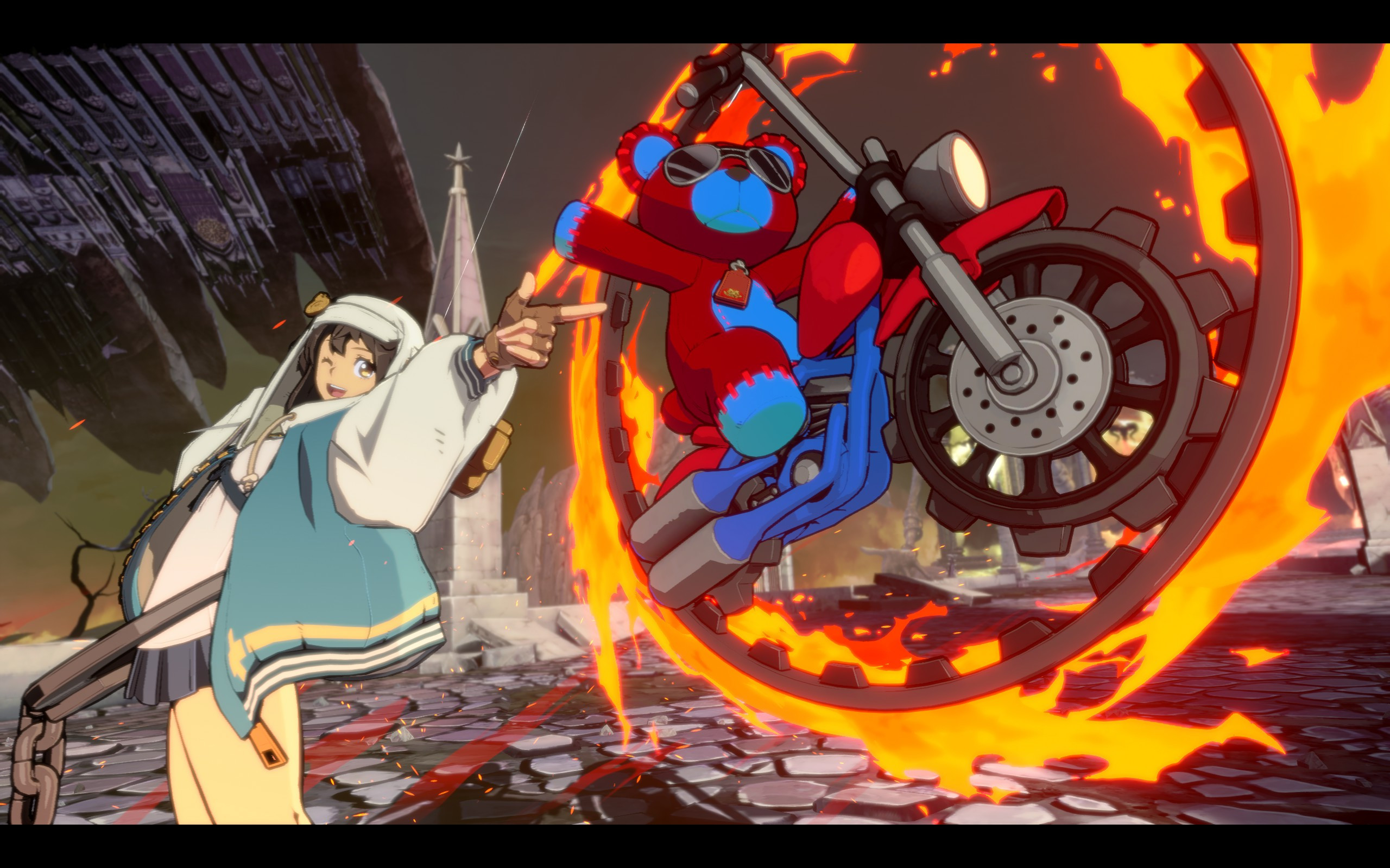Bridget Red and Blue Recolor Mod for GUILTY GEAR -STRIVE- | GGST Mods