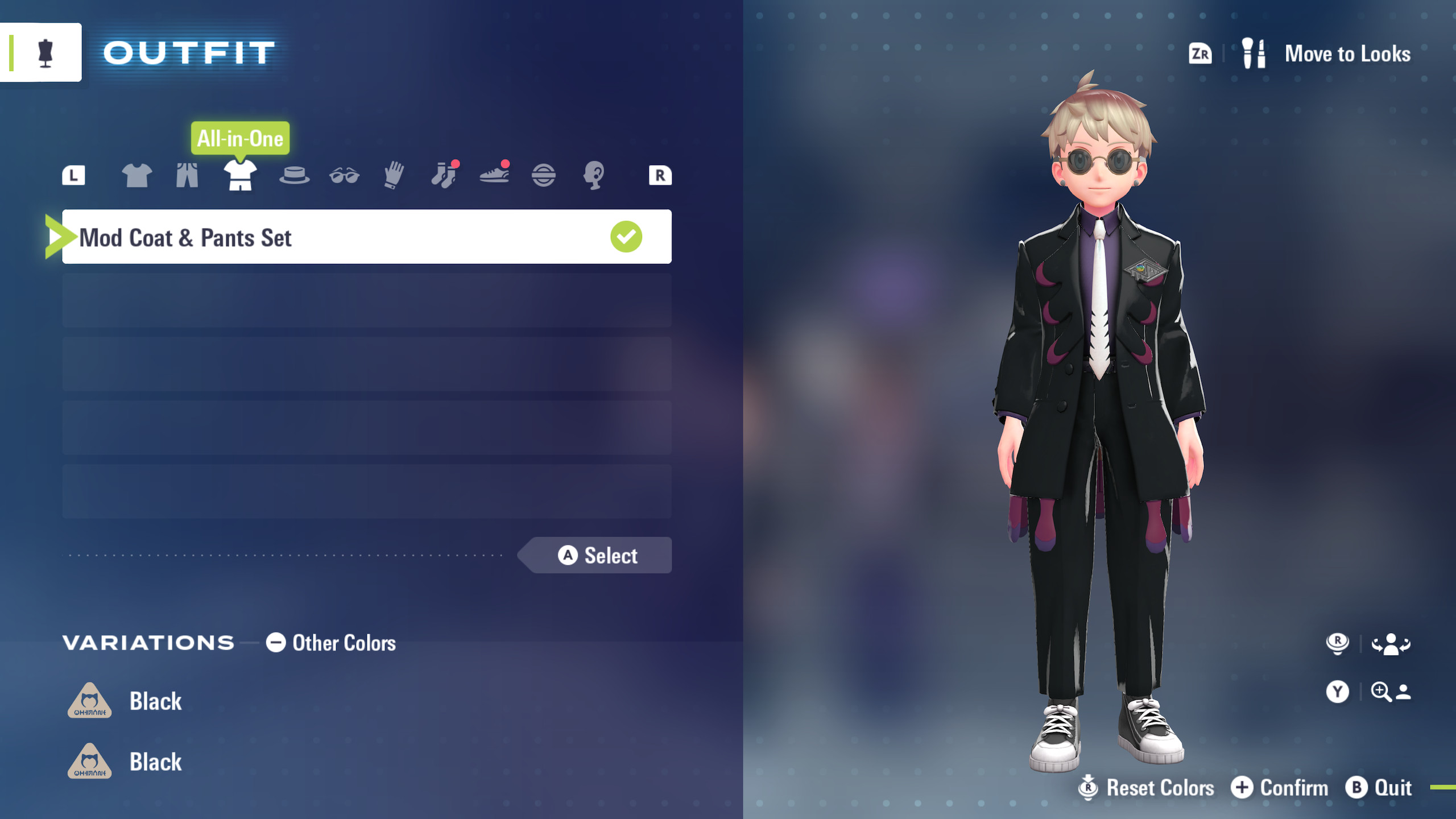 Corbeau Outfit for Male Trainer Mod for Pokémon Legends: Z-A | Pokemon ...