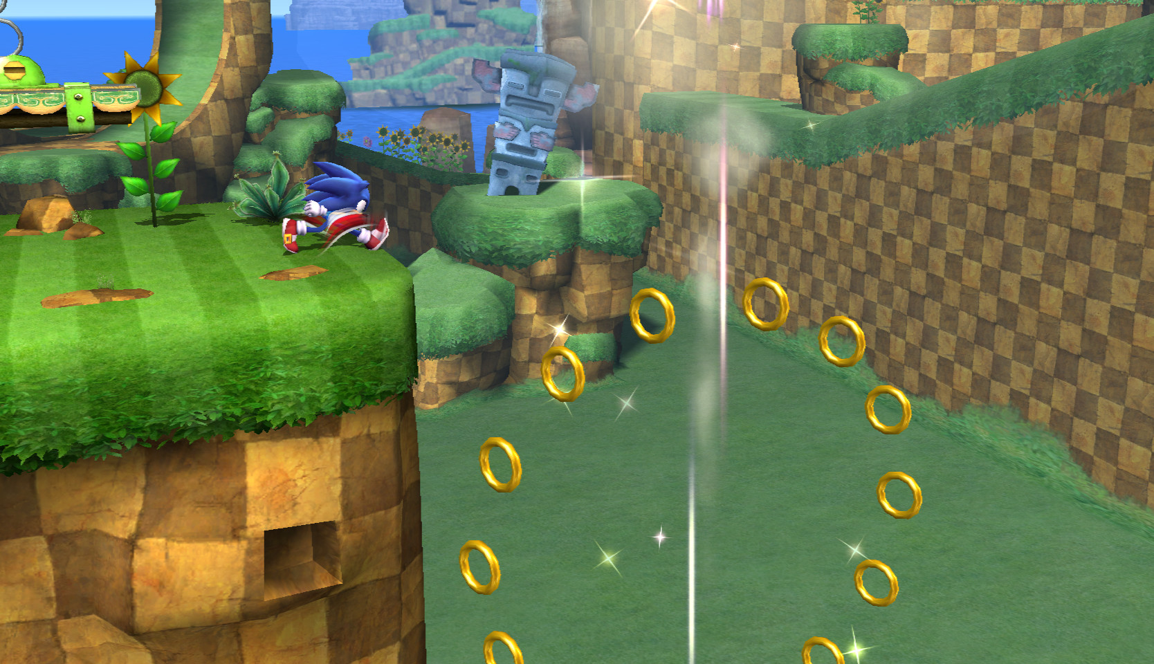 Sonic drop Rings on KO + Reticle on NB for P+ Mod for Super Smash Bros ...