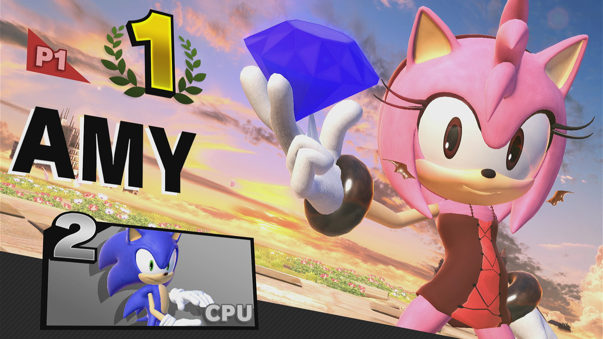 Amy Rose (Vampire/Lady Rose) Mod for Super Smash Bros. Ultimate | SSBU Mods