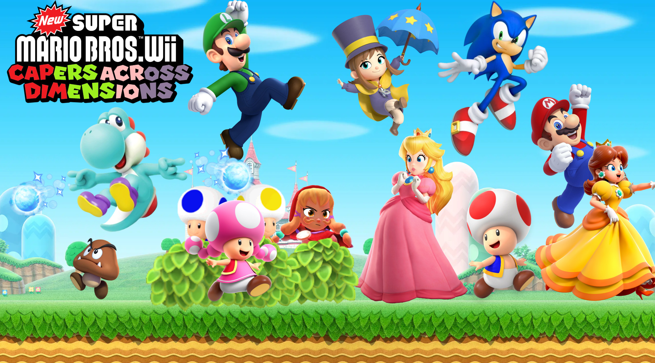 NSMBW: Capers Across Dimensions Mod for New Super Mario Bros. Wii ...