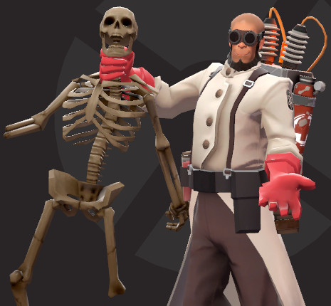 Enemy Skeleton Coloured Borrowed Bones Mod for Team Fortress 2 | TF2 Mods
