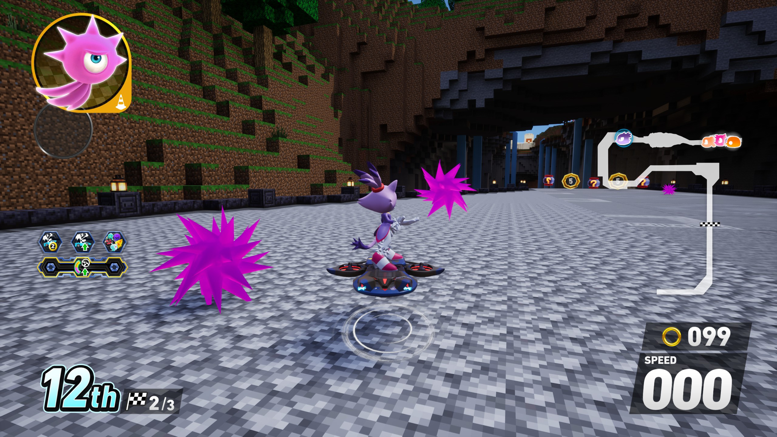 Pink Spikes over Spiked Iron Ball Mod for Sonic Racing: CrossWorlds ...