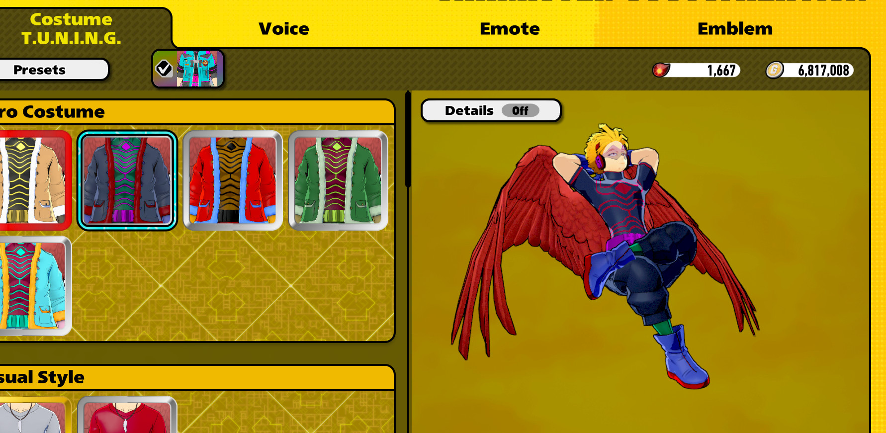 Jacketless Hawks Mod for My Hero Ultra Rumble | MHUR Mods