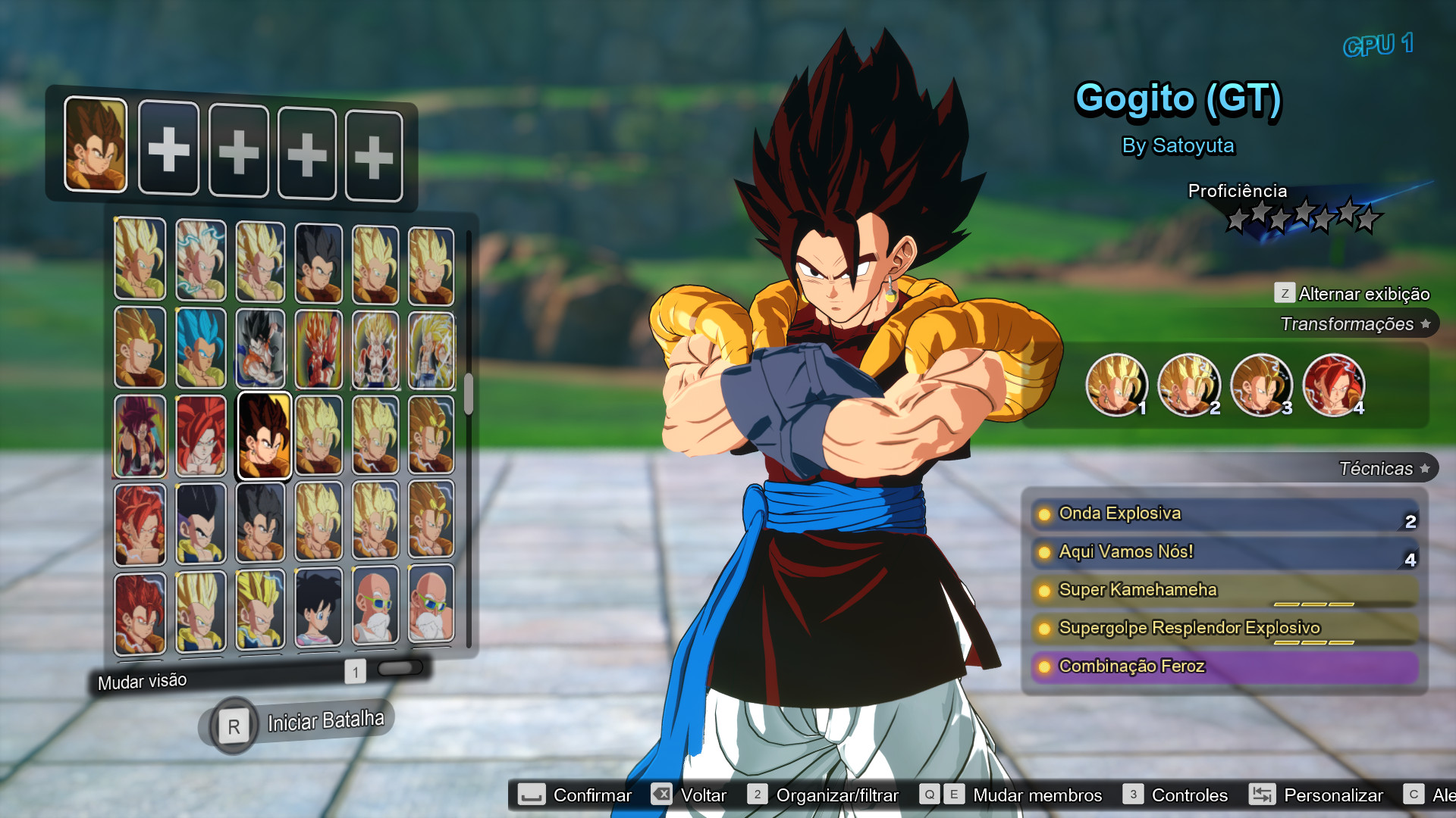 Gogito (GT) - Super Saiyan 1, 2, 3 and 4 Mod for Dragon Ball: Sparking ...