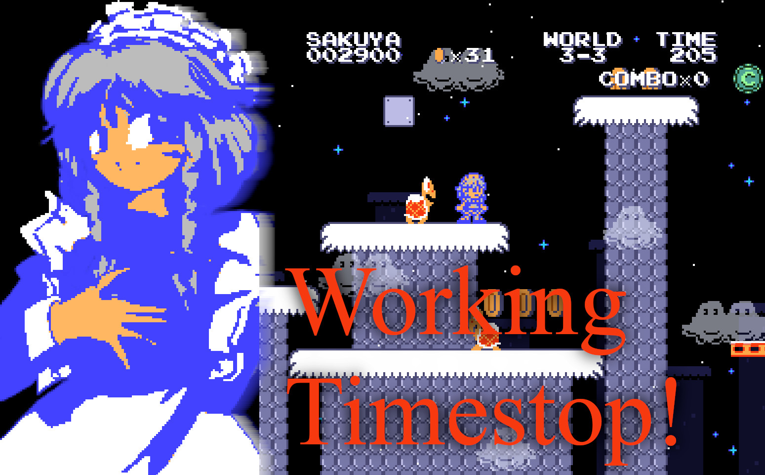 Sakuya ( Touhou Project ) Mod for Super Mario Bros. Remastered ...