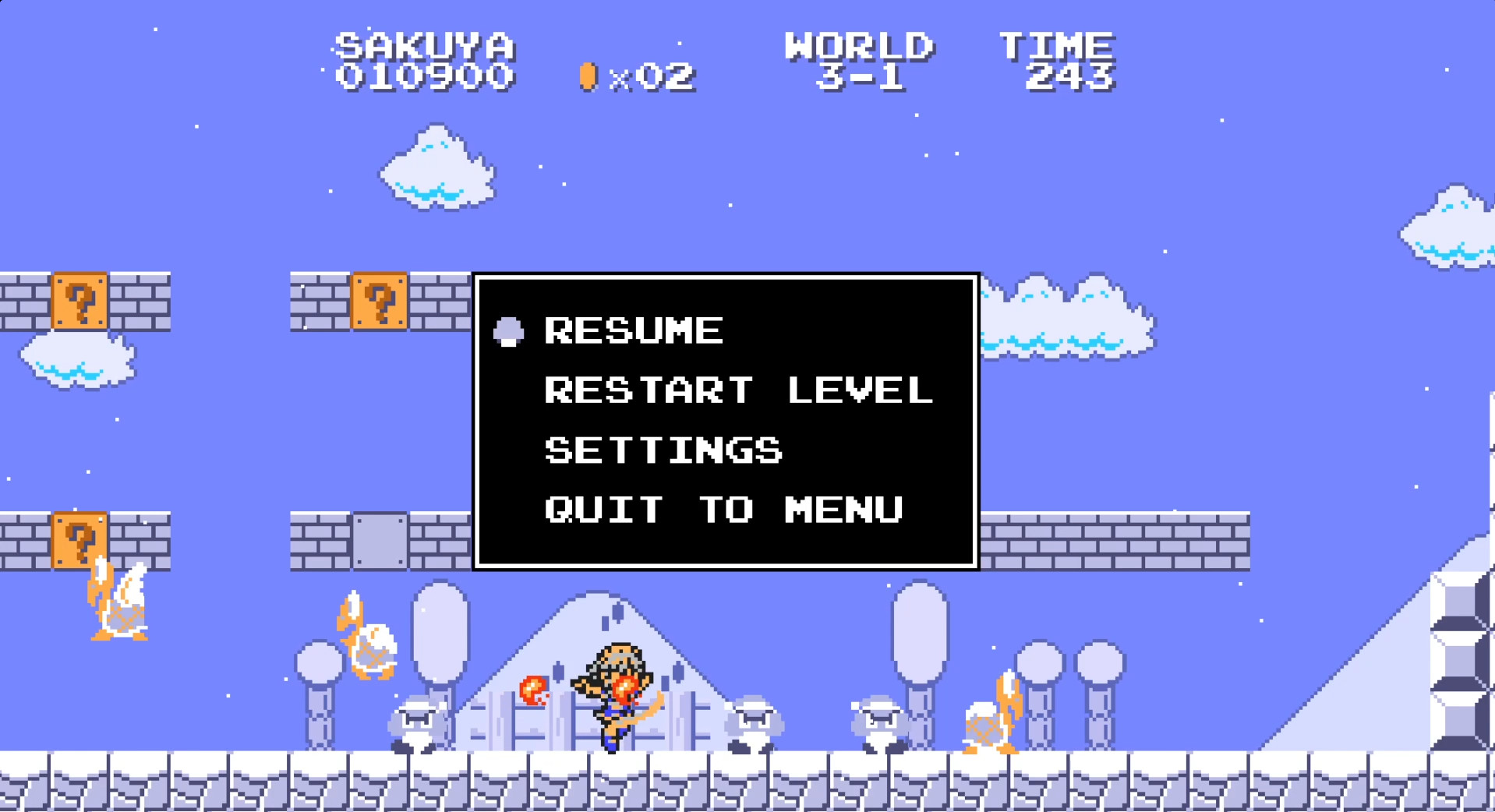 Sakuya ( Touhou Project ) Mod for Super Mario Bros. Remastered ...