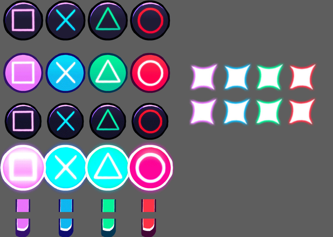 AxeLmao's PS1 NoteSkin V-Slice Port Mod for Friday Night Funkin' | FNF Mods