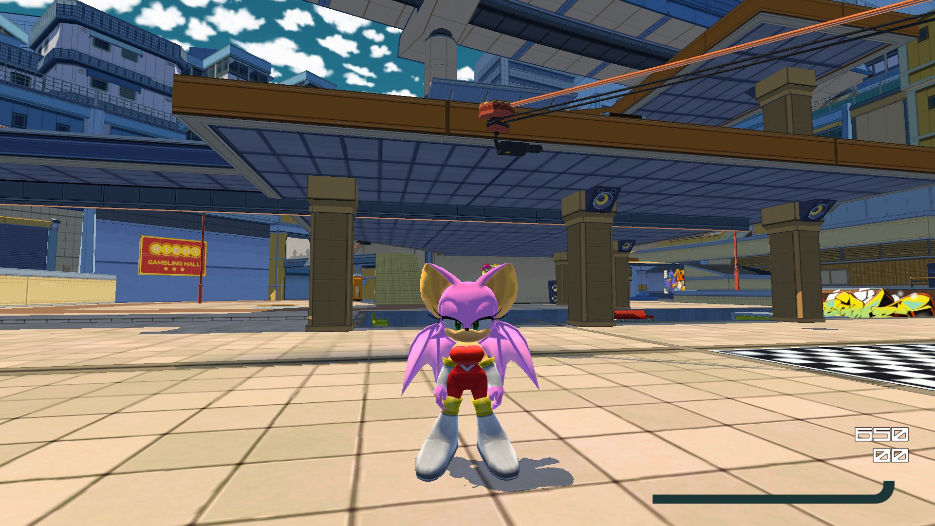 Rouge The Bat(SA2 ver.) Mod for Bomb Rush Cyberfunk | BRC Mods