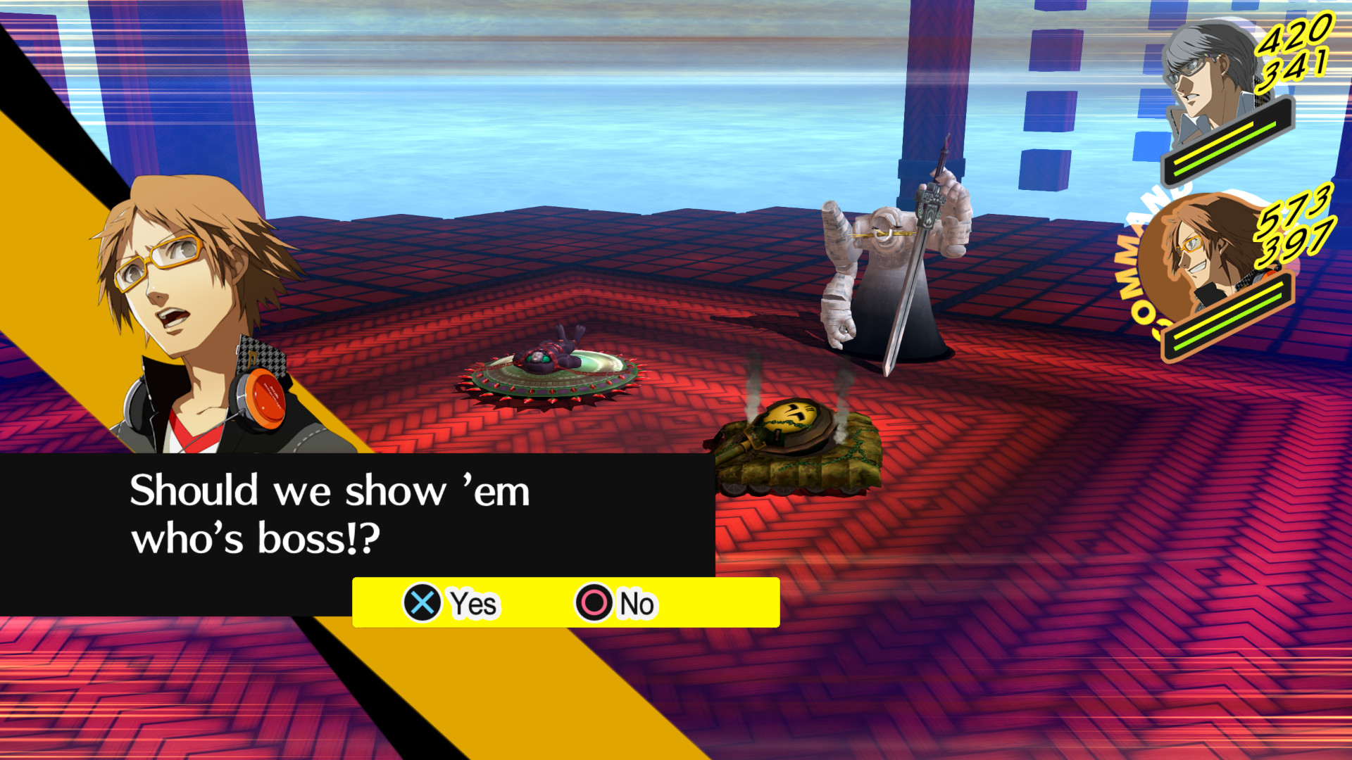 Better Expressions for battle prompts Mod for Persona 4 Golden PC (64 ...