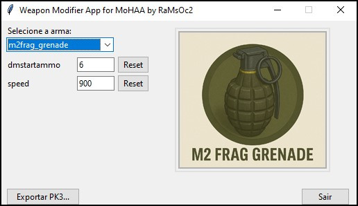 MWE MoHAA Weapon Editor Mod for Medal Of Honor: Allied Assault | MOH:AA Mods