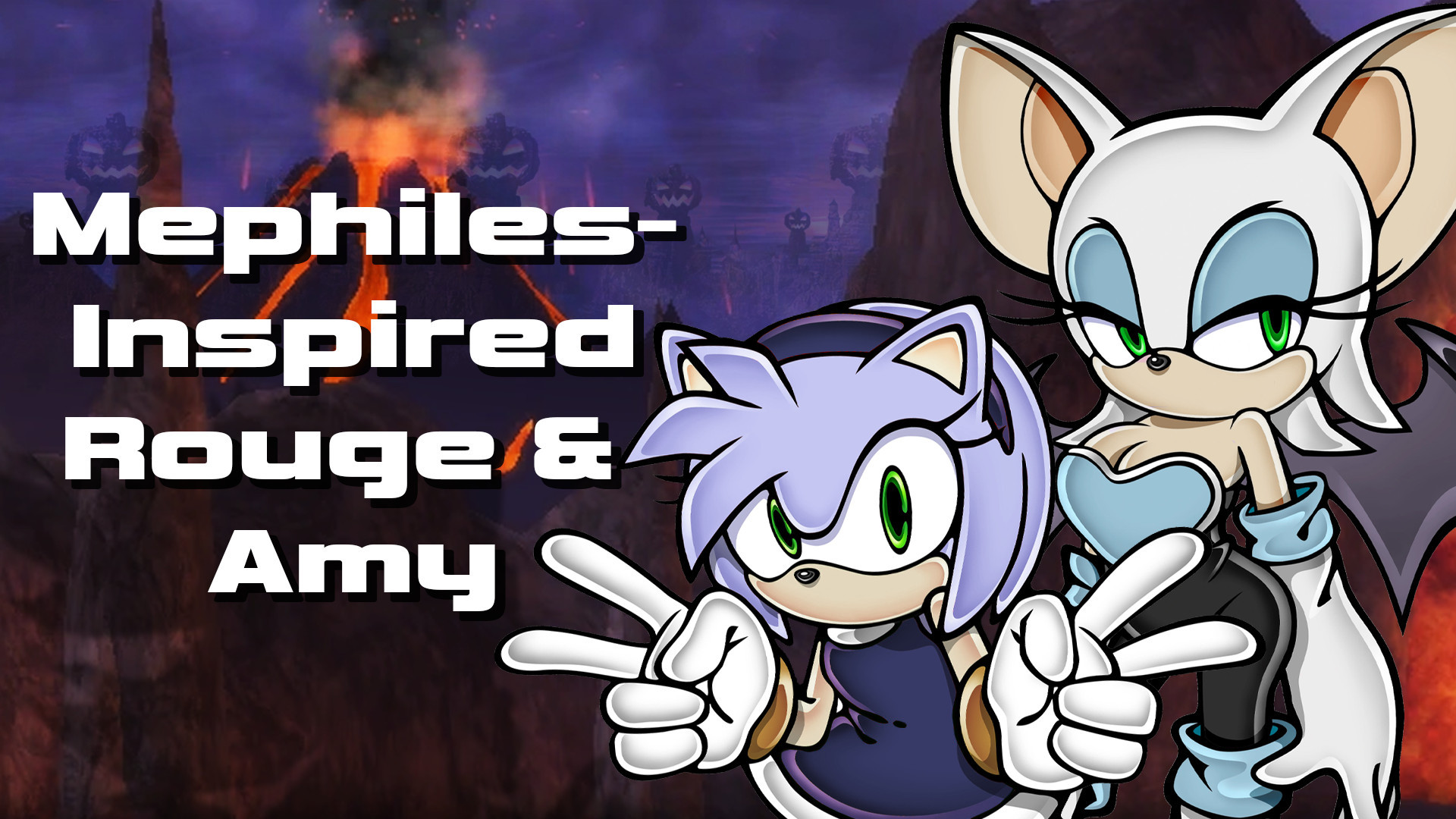 Mephiles-Inspired Rouge and Amy Mod for Sonic Adventure 2 | SA2 Mods