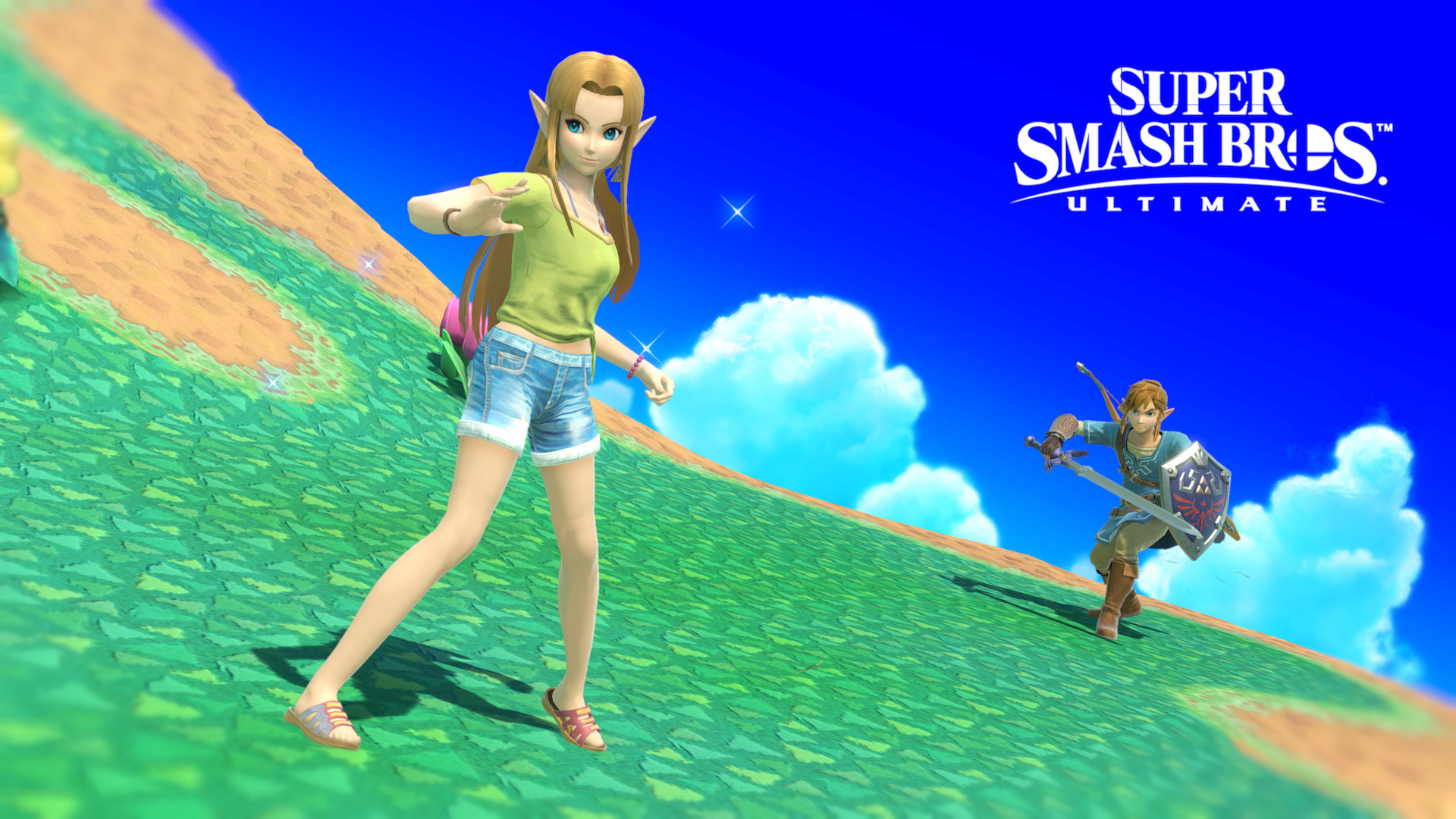 Hyrule Summers Zelda Mod for Super Smash Bros. Ultimate | SSBU Mods