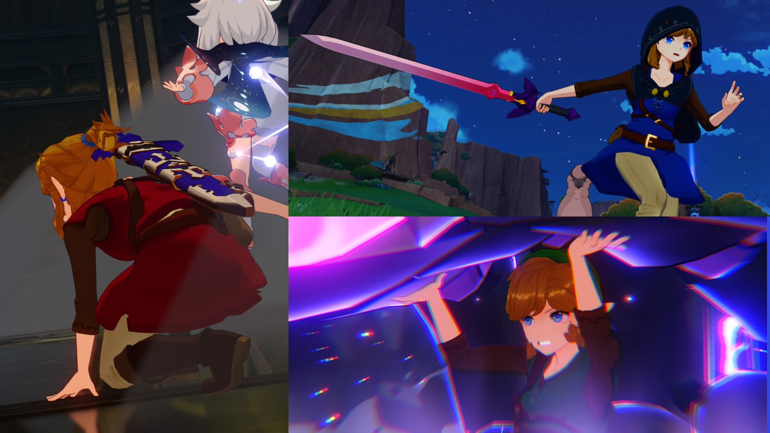 Fem Link + Lumine version Mod for Genshin Impact | GI Mods