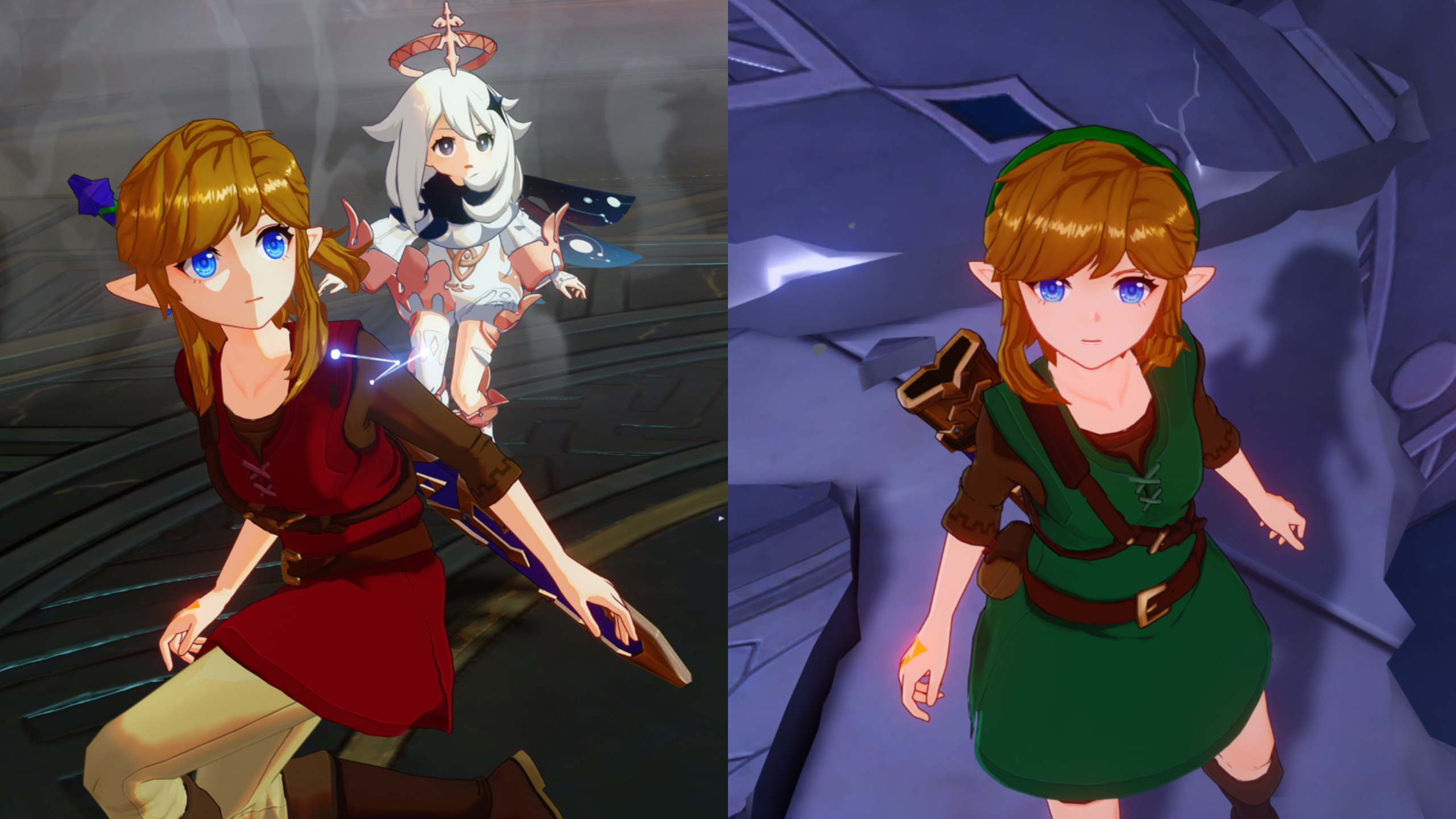 Fem Link + Lumine version Mod for Genshin Impact | GI Mods