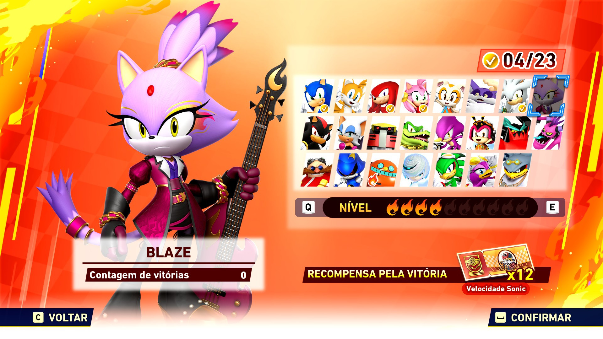 Bassist Blaze Render Mod for Sonic Racing: CrossWorlds | SR:CW Mods