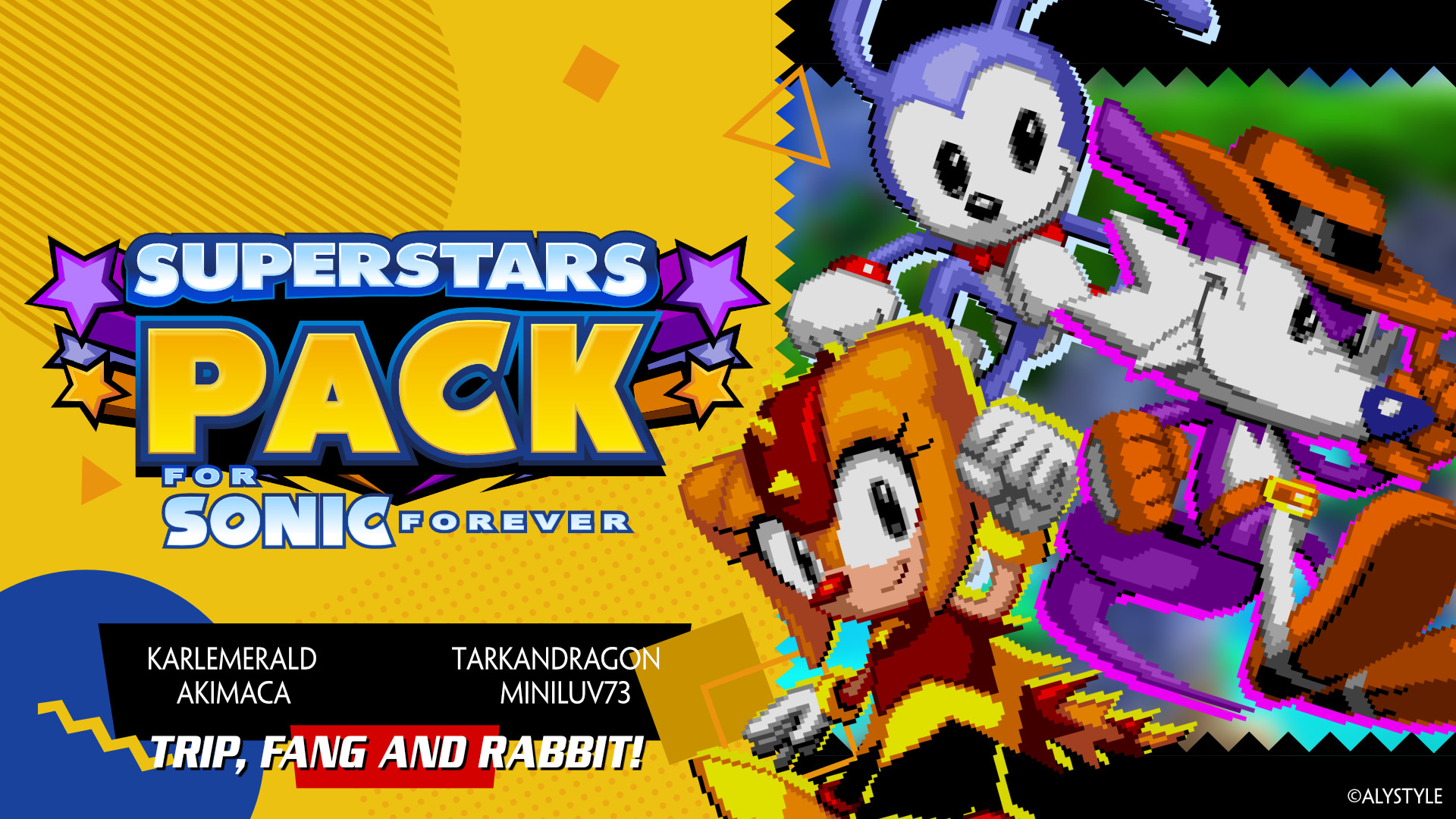 Sonic Forever - Superstars Pack Mod for Sonic the Hedgehog Forever ...