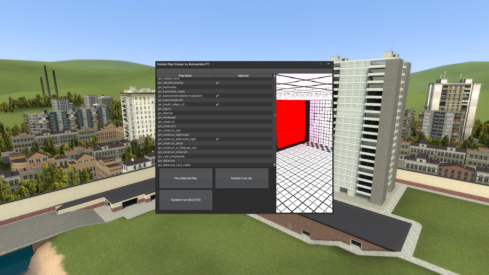 Random Map Chooser - Smart Map Selector for GMOD Mod for Garry's Mod ...