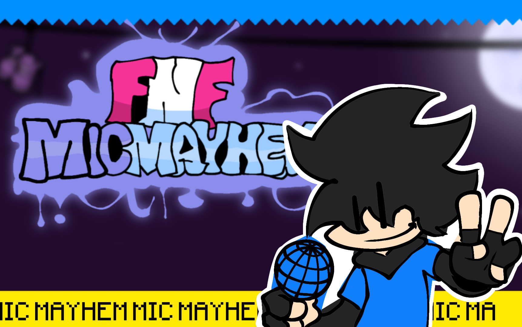 FNF Mic Mayhem Mod for Friday Night Funkin' | FNF Mods