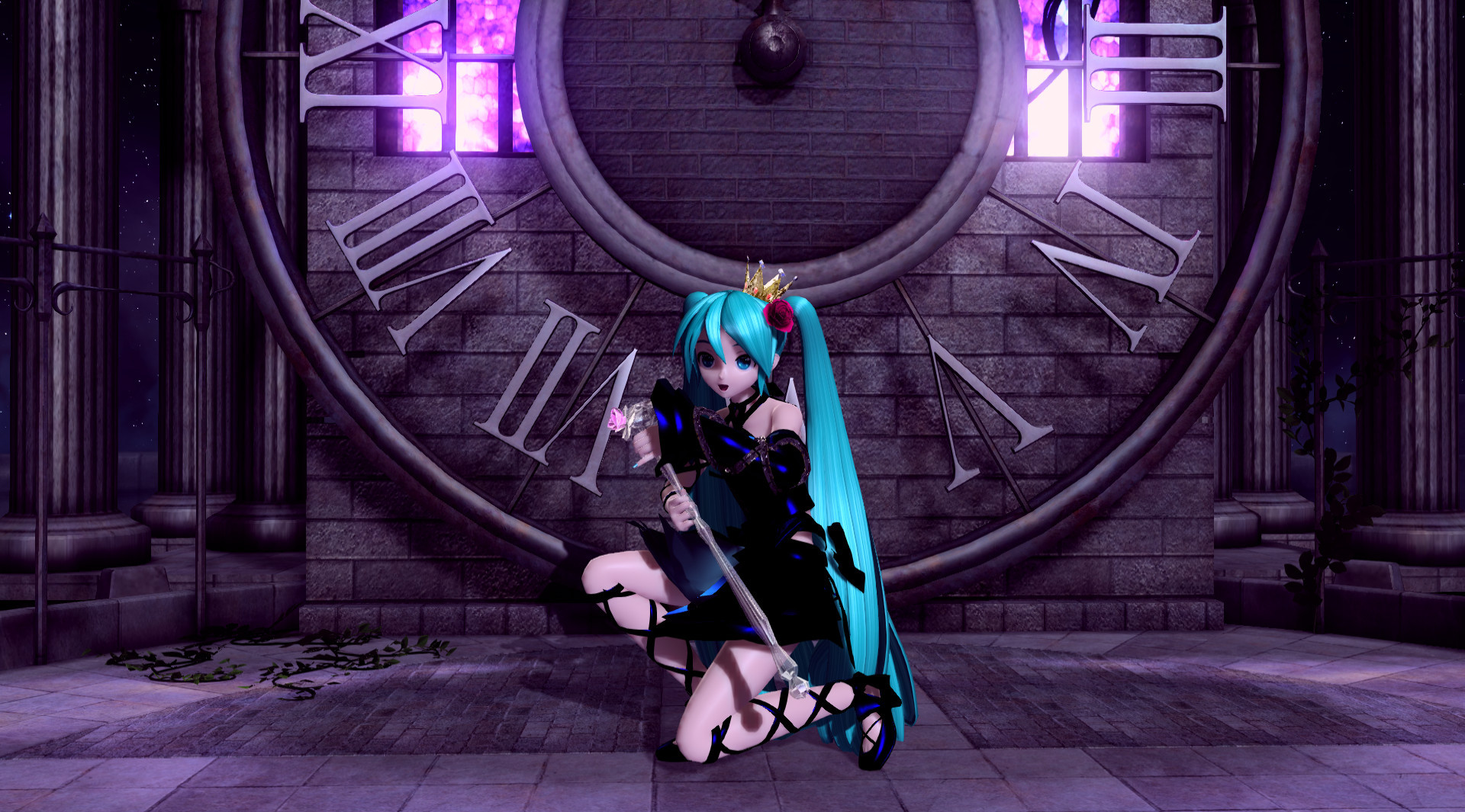 Romeo & Cinderella Vintage Blue Emo Dress Mod for Hatsune Miku: Project ...