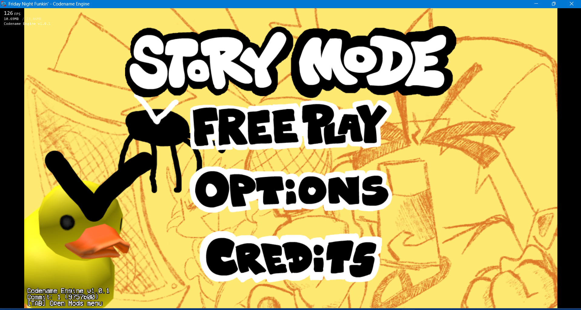 Vs duck(FINAL UPDATE) Mod for Friday Night Funkin' | FNF Mods