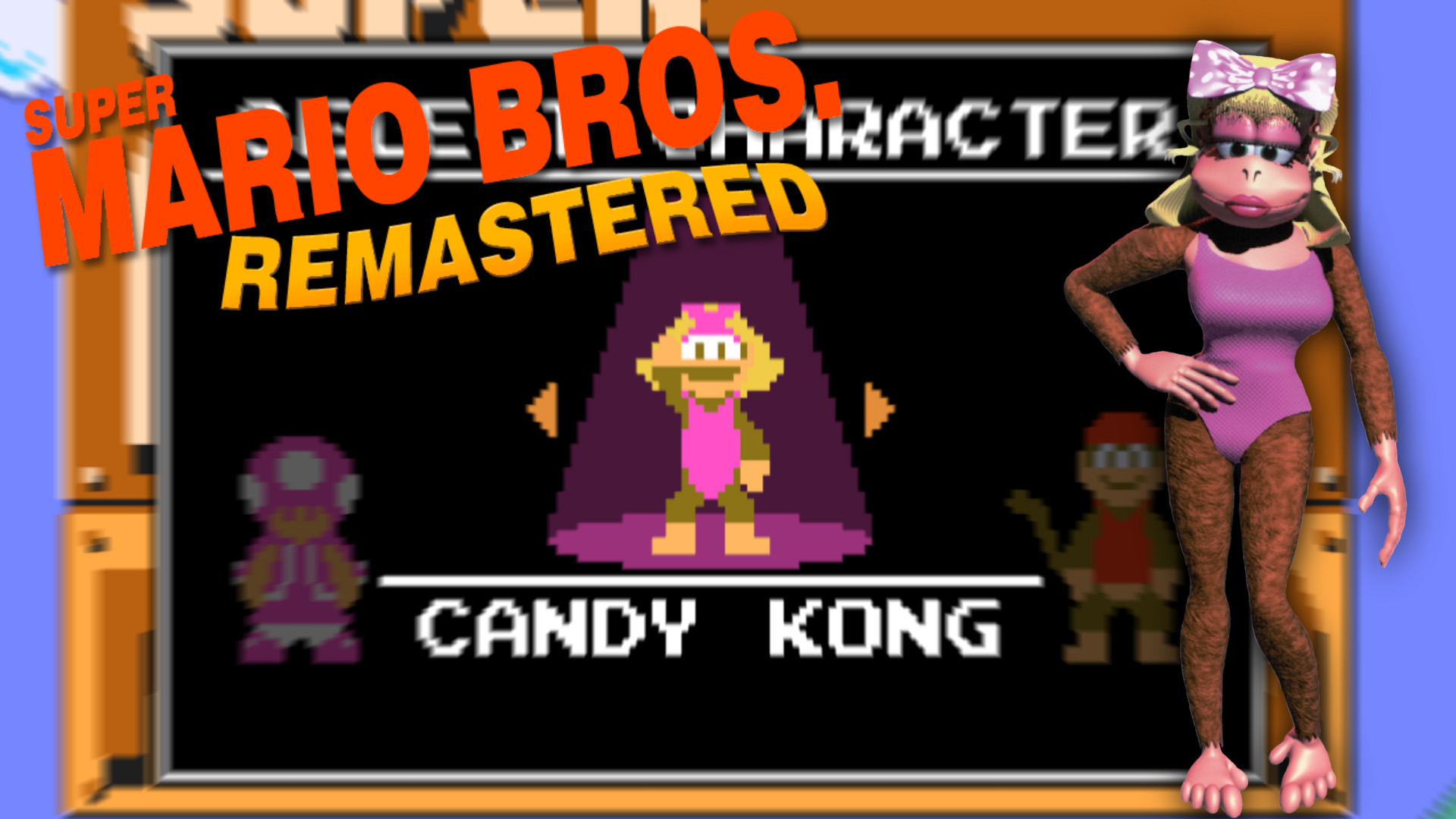 Candy Kong in SMBR Mod for Super Mario Bros. Remastered [Unofficial ...