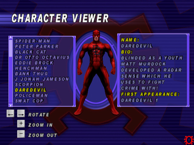 DareDevil with dark letters Mod for Spider-Man 2000 | SM2000 Mods