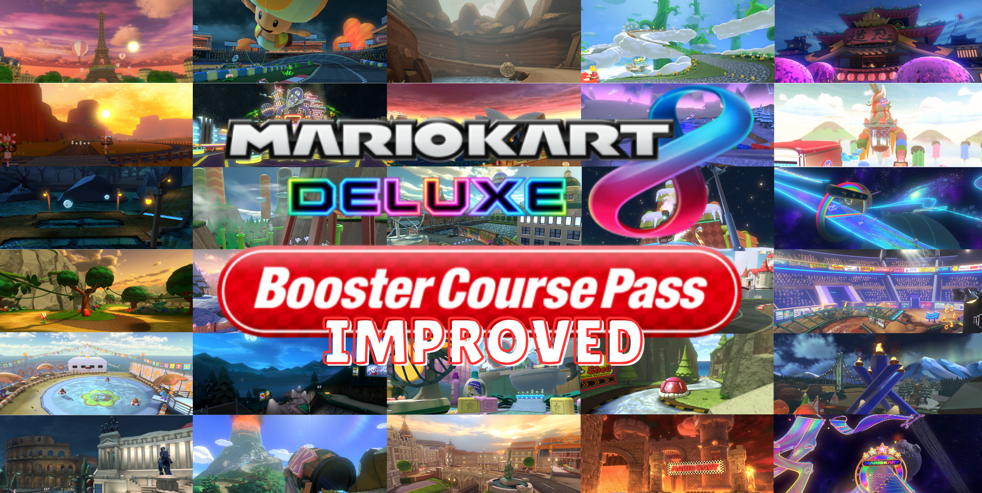 Booster Course Pass Improved Mod for Mario Kart 8 Deluxe | MK8D Mods