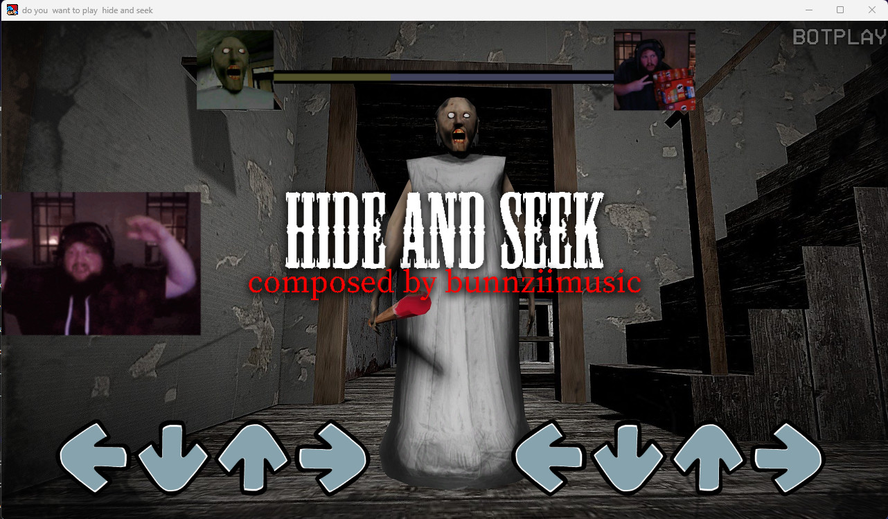 Hide and Seek - CaseOh vs Granny ONESHOT Mod for Friday Night Funkin ...